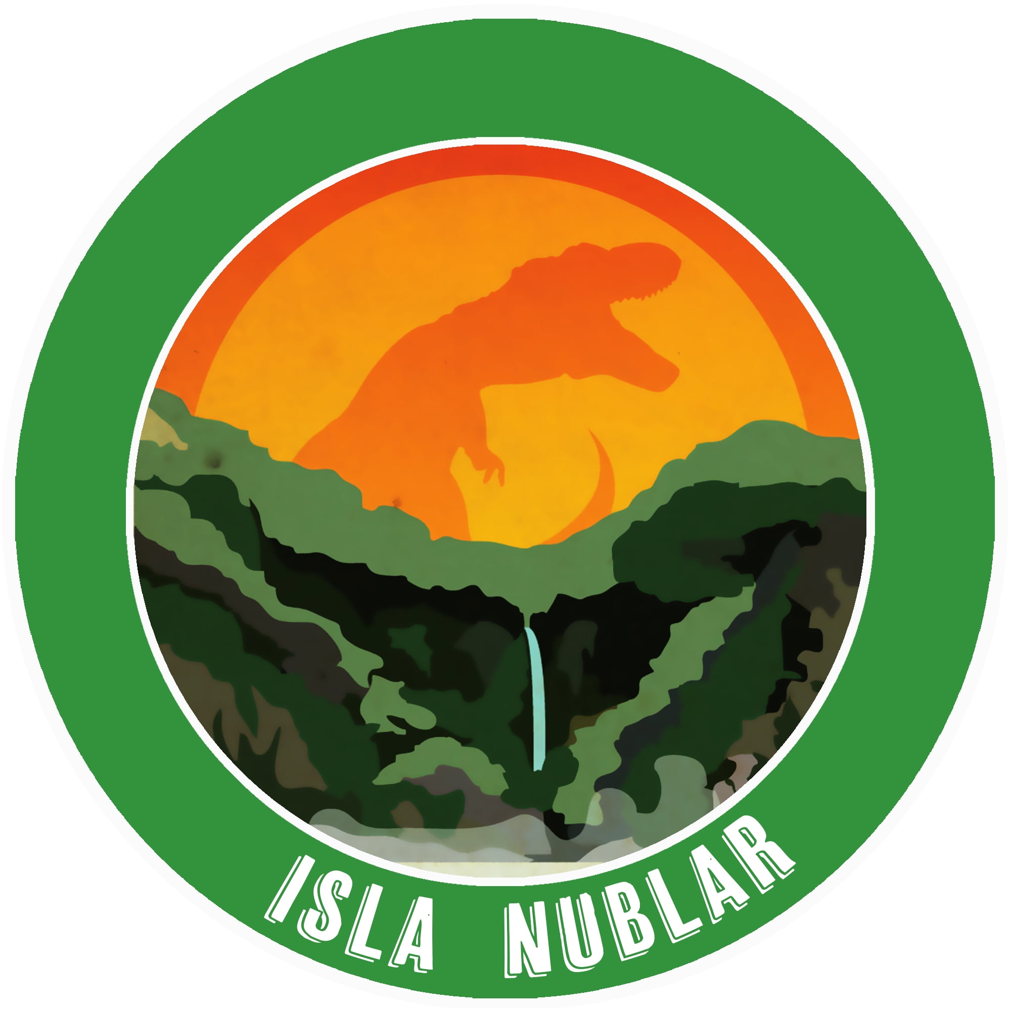 Isla Nublar T-Rex Decorative Car Truck Decal Window Sticker Vinyl Die ...