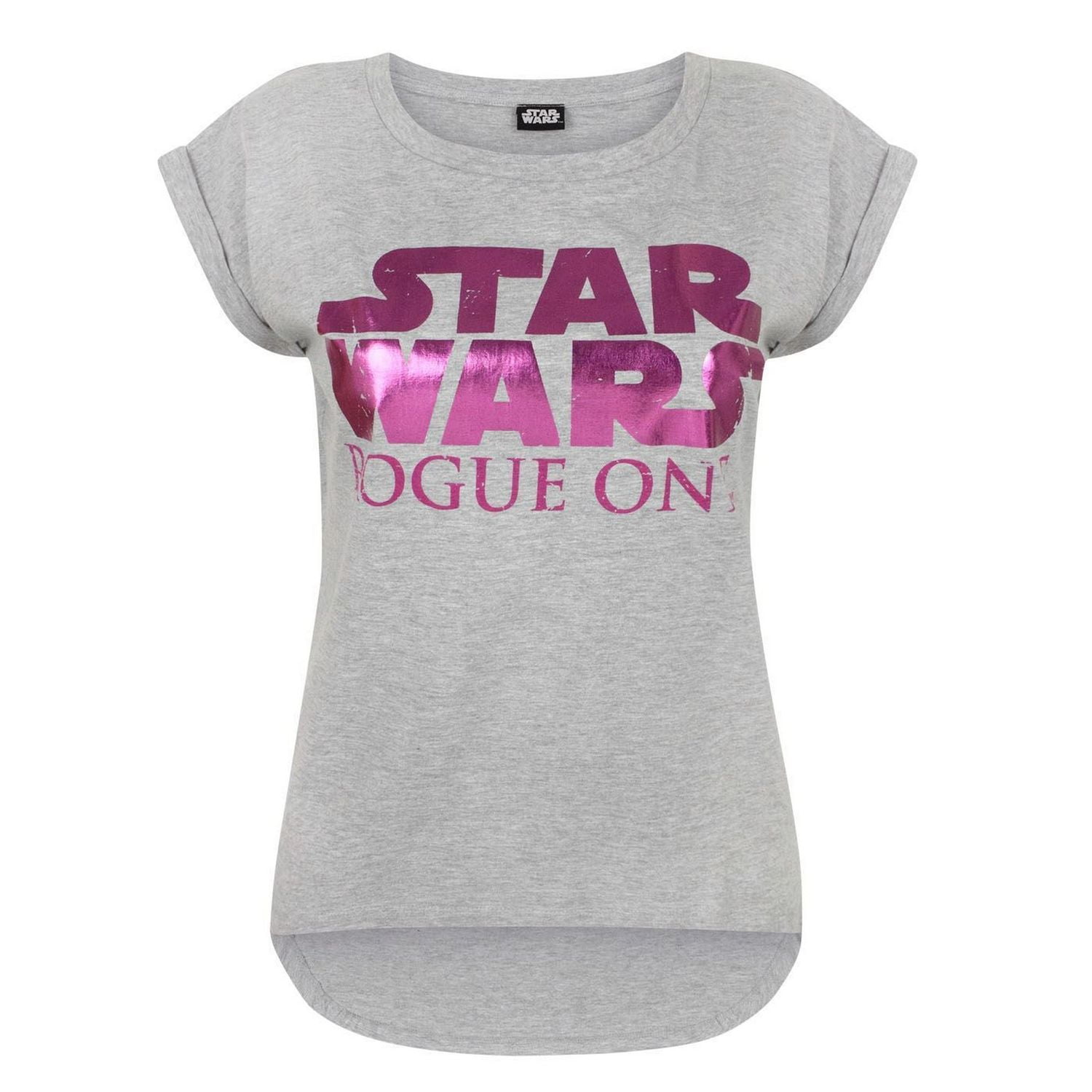 Click here for Star Wars Womens Rogue One Dipped Hem T-Shirt Xl prices