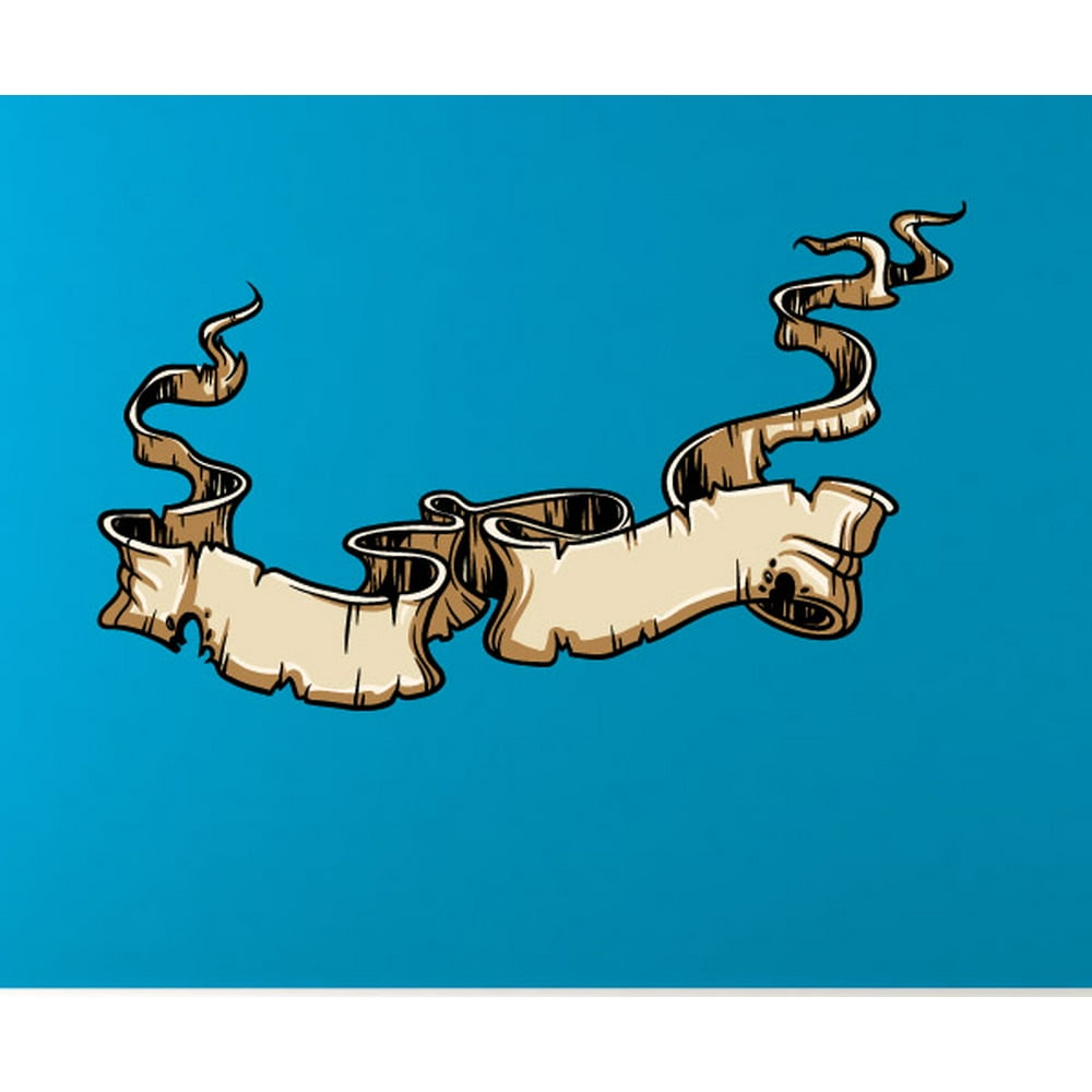 Scroll Wall Decal - Vinyl Decal - Car Decal - Idcolor002 - 25 Inches ...