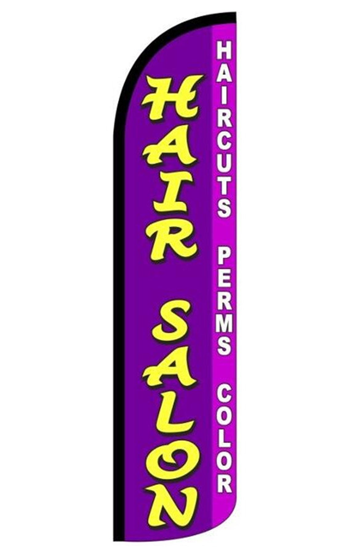 Hair Salon Windless flag Without Pole Advertisement /Business Flags ...