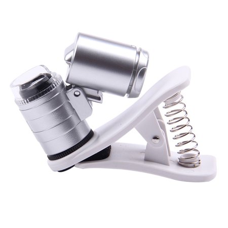 60X LED Smart Phone Microscope Currency Detecting Microscope Universal ...