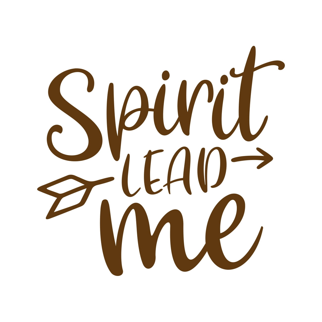 Spirit Lead Me Sticker Decal Die Cut - Self Adhesive Vinyl ...