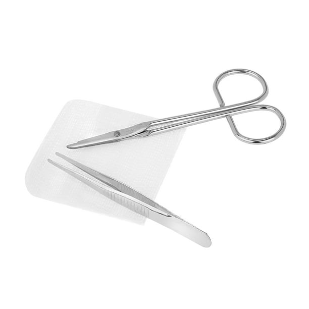Dealmed Sterile Suture Removal Kit with Scissor, Forceps, and Gauze ...