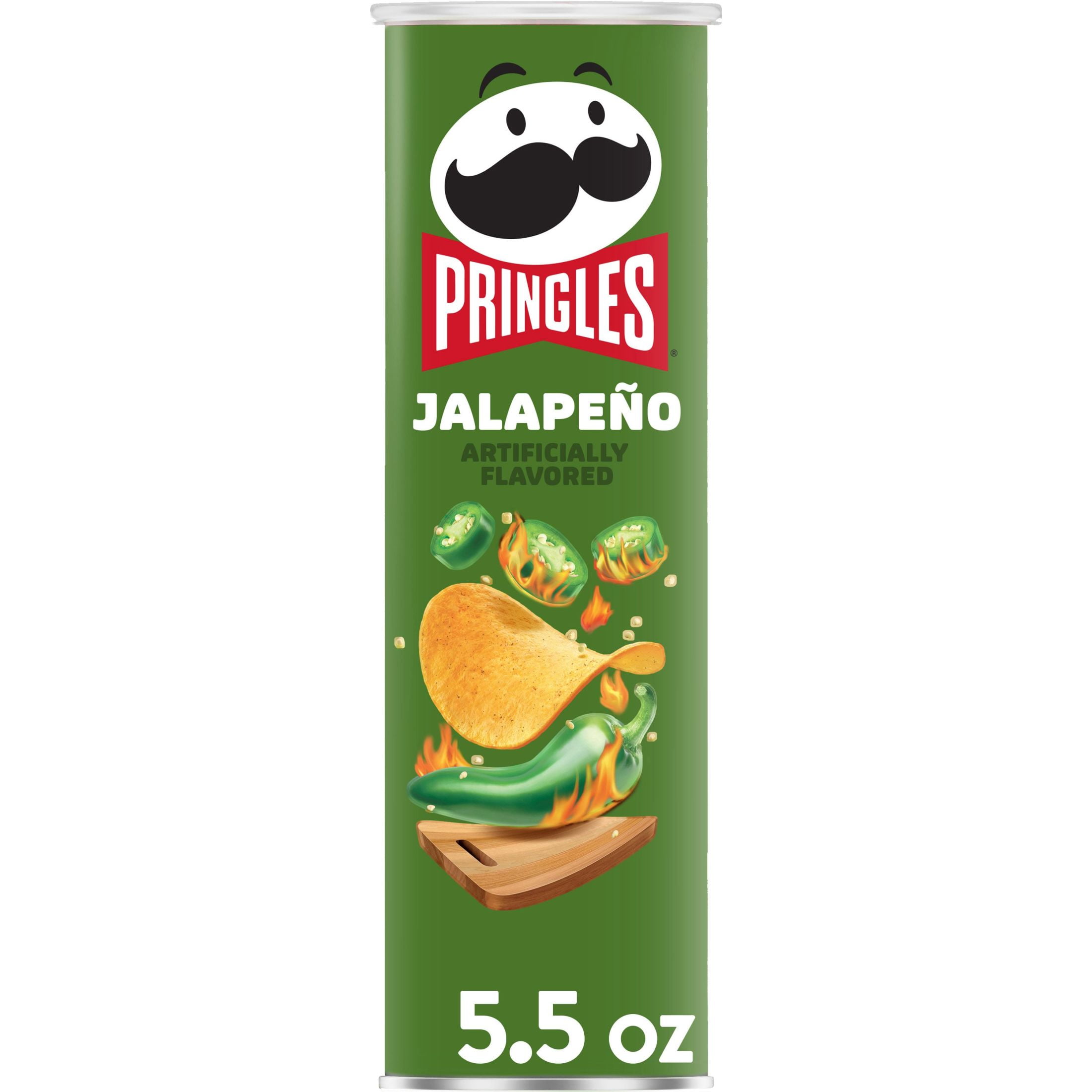 Pringles Jalapeno Potato Crisps Chips, 5.5 oz - Walmart.com