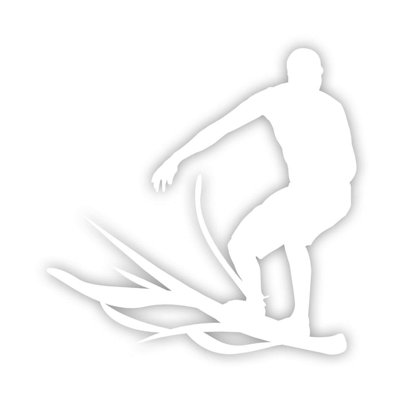 Surfer Sticker Decal Die Cut - Self Adhesive Vinyl - Weatherproof ...