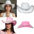 Breathable Adjustable Outdoor Hat National Styles Hat with Rhinestones ...