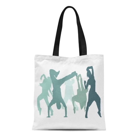 NUDECOR Canvas Tote Bag Dance Hip Hop Dancers Dancing People Street ...