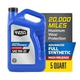 Super Tech Advanced High Mileage Full Synthetic SAE 0W-20 Motor Oil, 5 ...