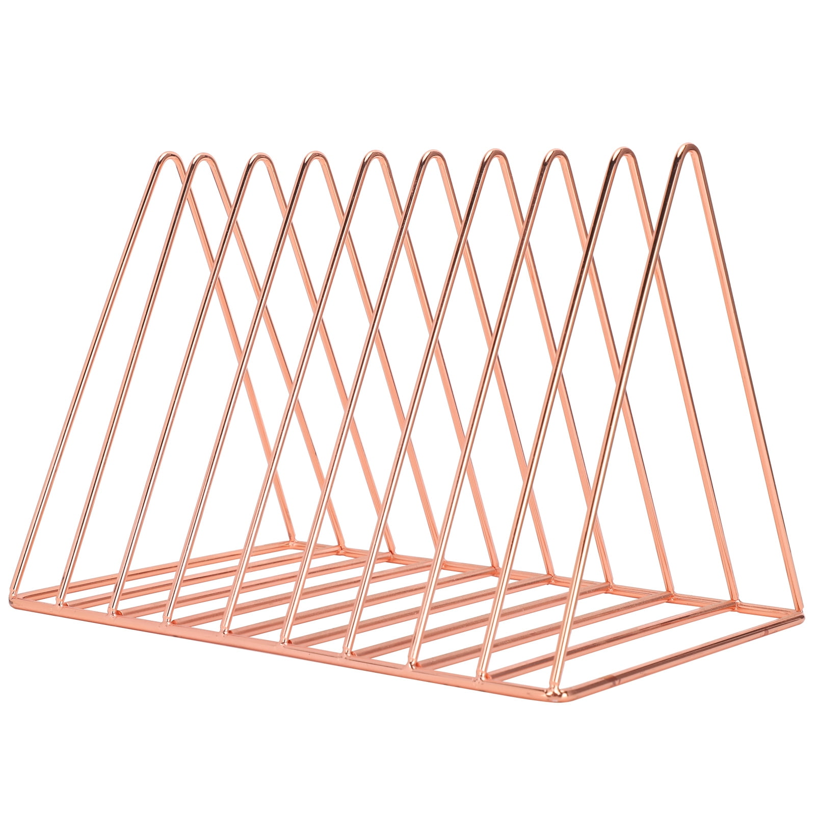 Sonew Book Stand Holder,Triangle Book Shelf Metal Rose Gold Desk Books ... Sonew Book Stand Holder,Triangle Book Shelf Metal Rose Gold Desk Books ...