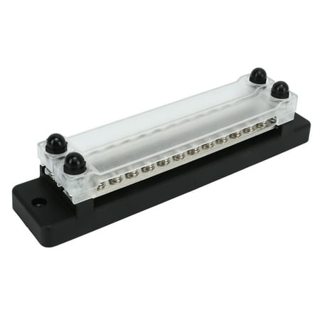 Bus Bar Terminal Block, Power Distribution Terminal Block DC 12-48V Durable 28 Terminals For ...