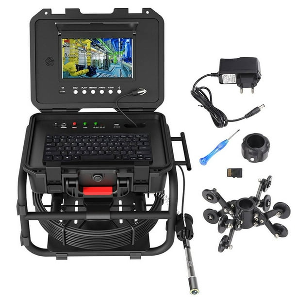 Inspection Borescope, Rechargeable Battery 9in IPS LCD Display 16GB ...