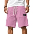 Dwellite Men's Corduro Shorts Relaxed Fit Pockets Casual Shorts with ...