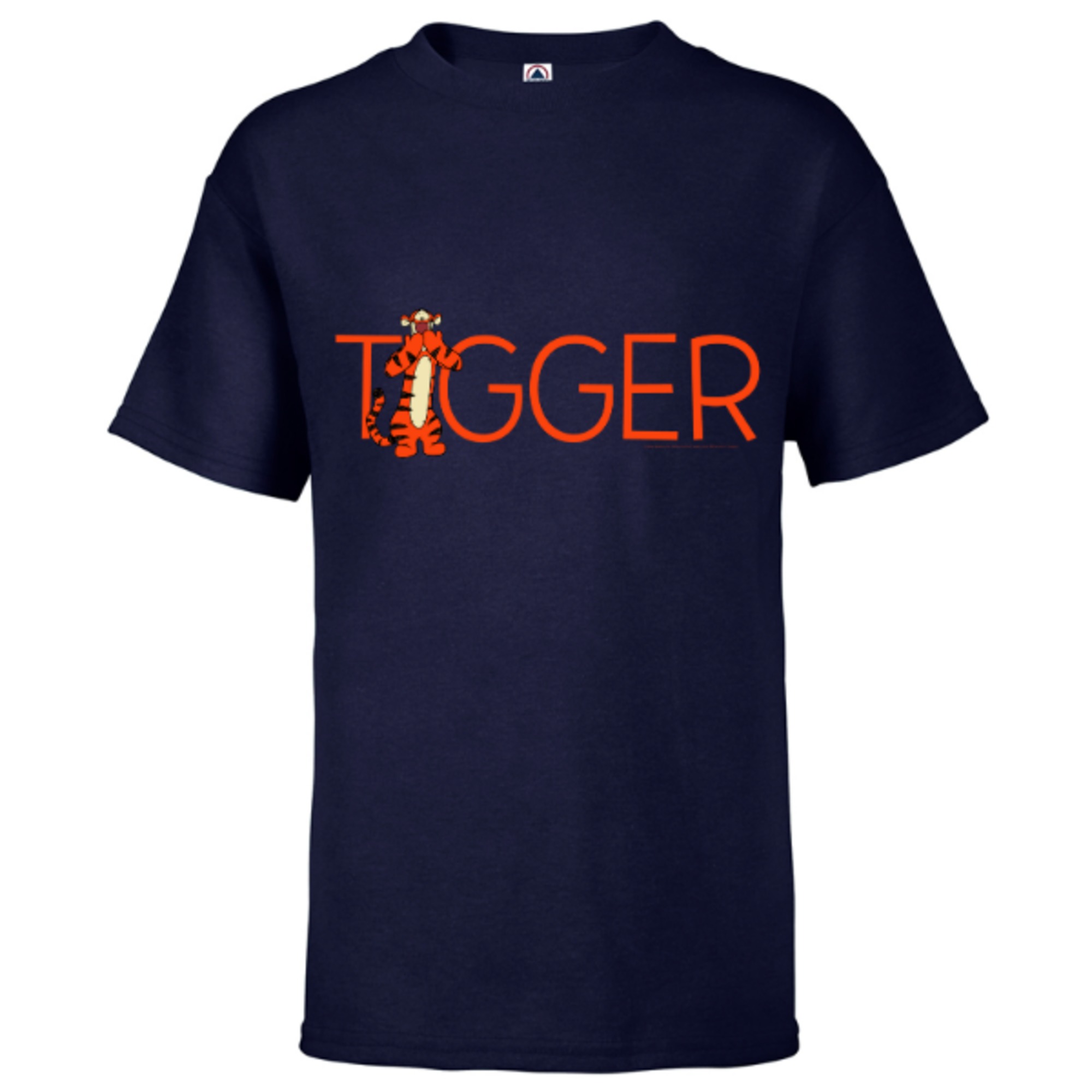 Disney Winnie the Pooh Tigger Classic Lettering - Short Sleeve T-Shirt ...