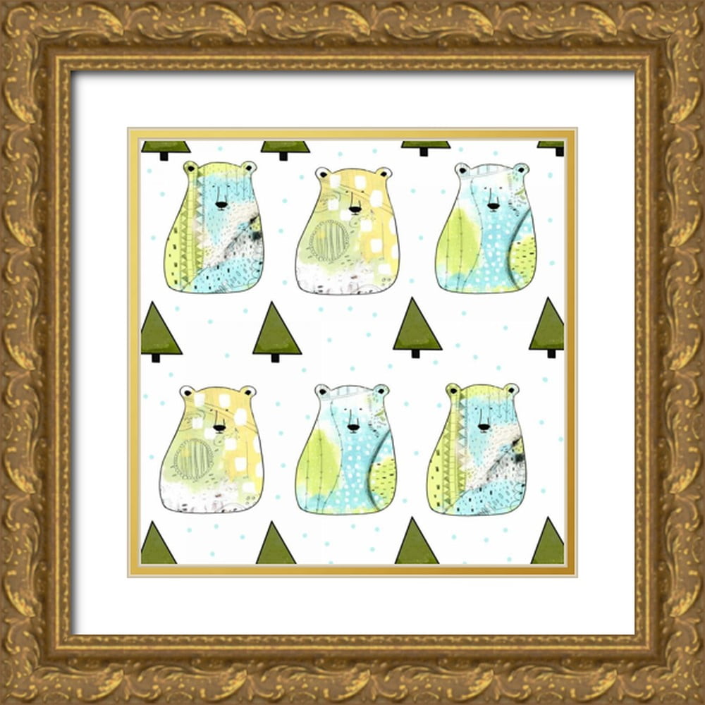Ogren, Sarah 15x15 Gold Ornate Wood Framed with Double Matting Museum ...