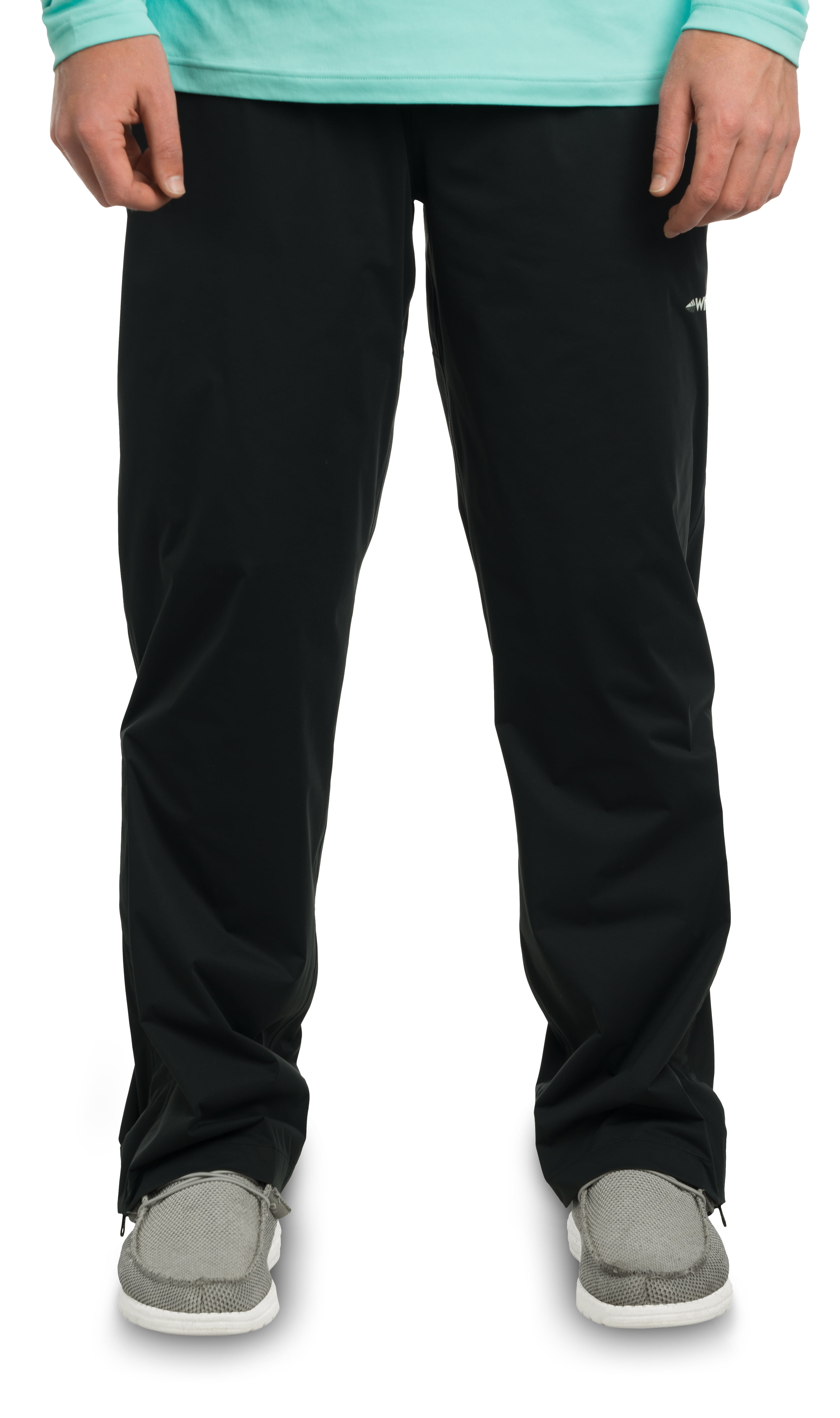 Whitewater Fishing Men’s Packable Rain Pants, Rain Gear for Men (Black ...