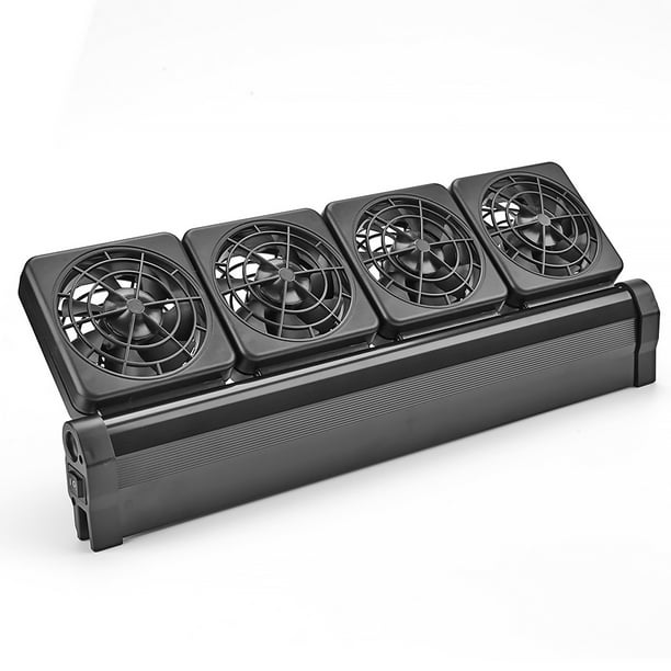 July Memor Mini Aquarium Cooling Fan Fish Tank Mute Chiller Marine Pond ...