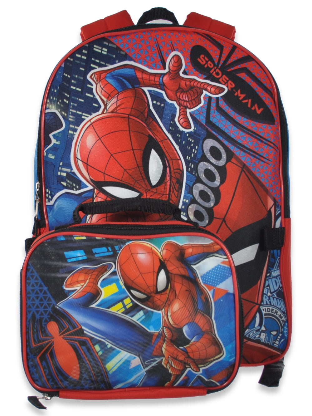 Spider-Man Boys' Backpack & Lunchbox Set - red/multi, one size ...