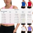 AHTJRT Girls Tank Tops Athletic Tank Shirts Slim Fit Y Back Camisole ...