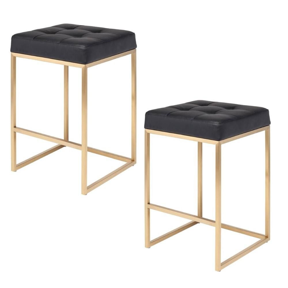 Click here for Plata Décor Import Inc Pipe Bar Stool In Black And... prices