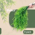 8pack Weeping Willow Set Artificial Greenery Sterms Ivy Vine Faux ...