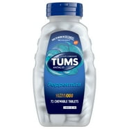 Equate Ultra Strength Antacid Tropical Fruit Chewable Tablets, 1000 mg ...