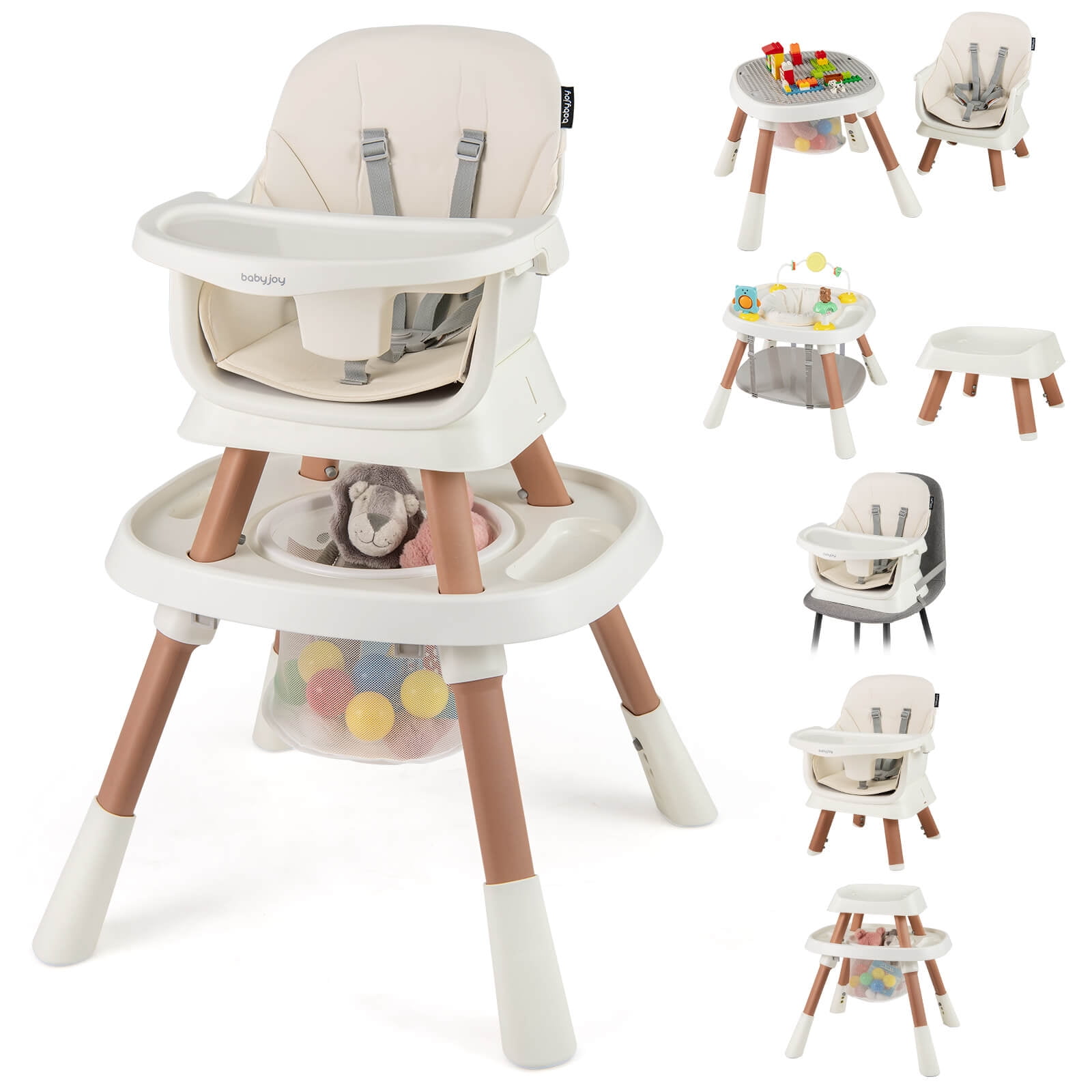 Click here for Costway Babyjoy 16-In-1 Baby High Chair With Activ... prices