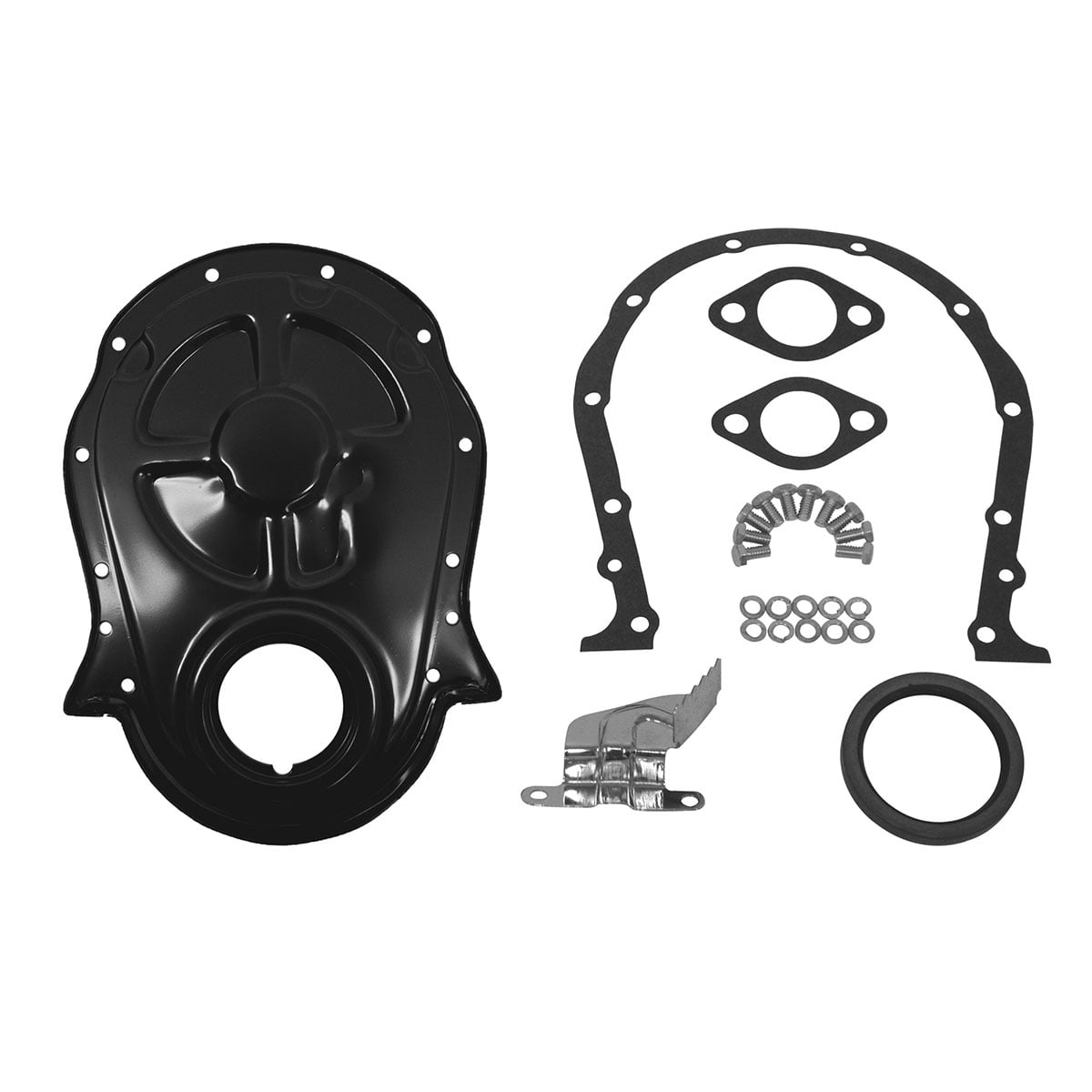 For 66-90 Chevy BB 396 402 427 454 Timing Chain Cover Set W/ Timing Tab ...