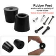REGALWOVEN 8Pcs Rubber Feet Bumpers Pads Buffer Feet with Metal Washer, D19x14xH17mm - Walmart.com