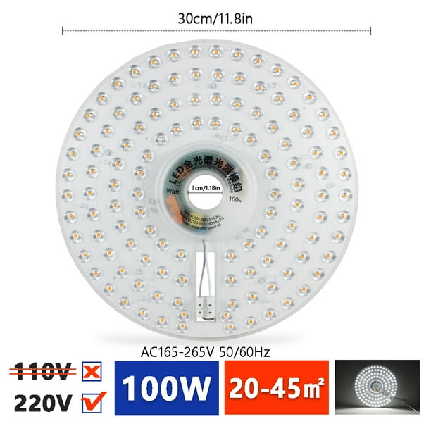 LED Panel Light Ceiling Lights LED Module 220V 110V Ceiling Fan LED ...