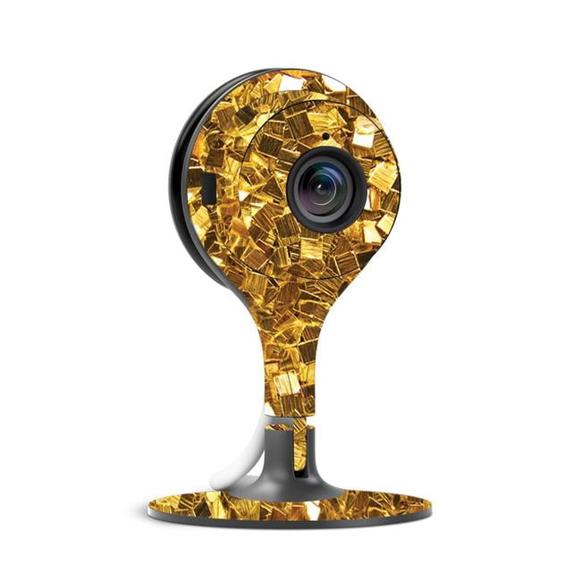 MightySkins NECAIN-Gold Chips Skin for Nest Cam Indoor Security Camera ...