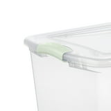 Sterilite, 66 Quart Clear Storage Bin, Latch Box Storage Container ...