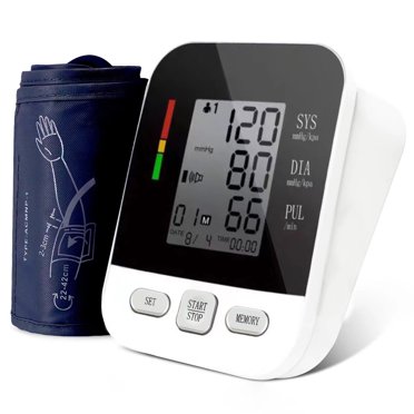 Upper Arm Blood Pressure Monitor, Automatic Digital BP Machine Blood ...