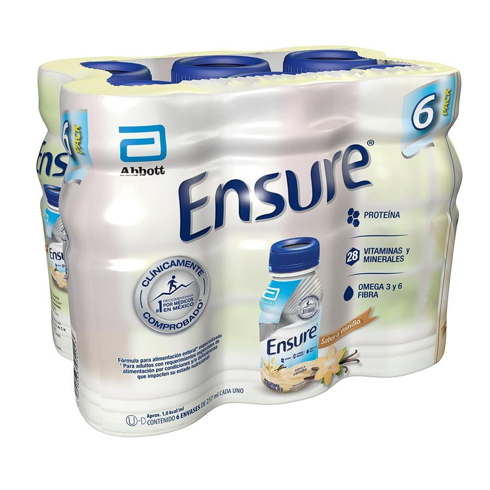 Suplemento Alimenticio Ensure Vainilla 6 Piezas de 237 ml | Walmart en ...