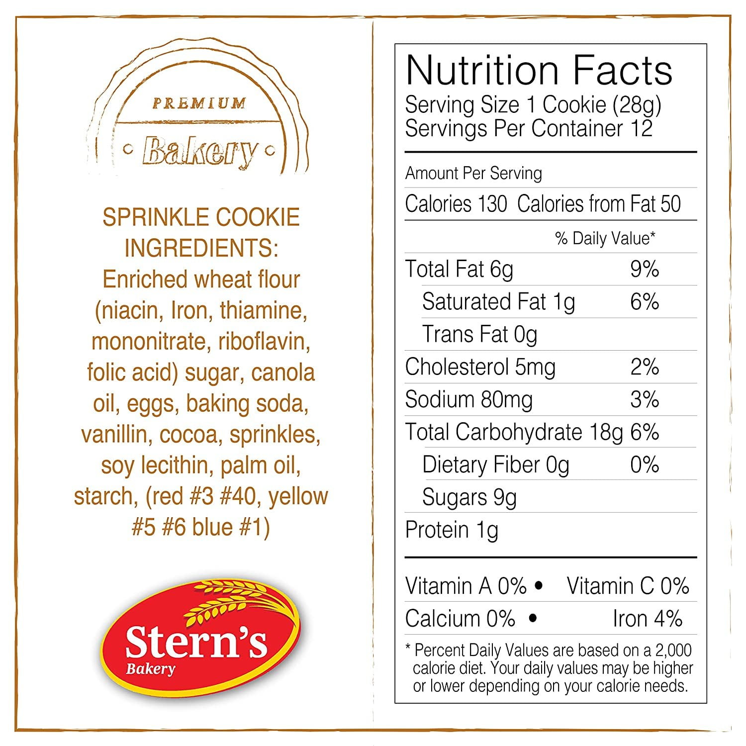 Birthday Cake Cookies | 12 Shortbread Cookies Individually Wrapped ...