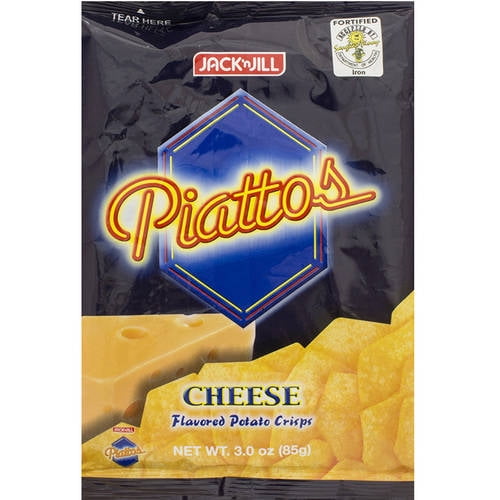 Piattos Cheese Flavored Potato Crisps, 3 oz - Walmart.com