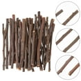 40pcs Natural Stick Wood Craft Sticks DIY Wood Log Sticks Decorative ...