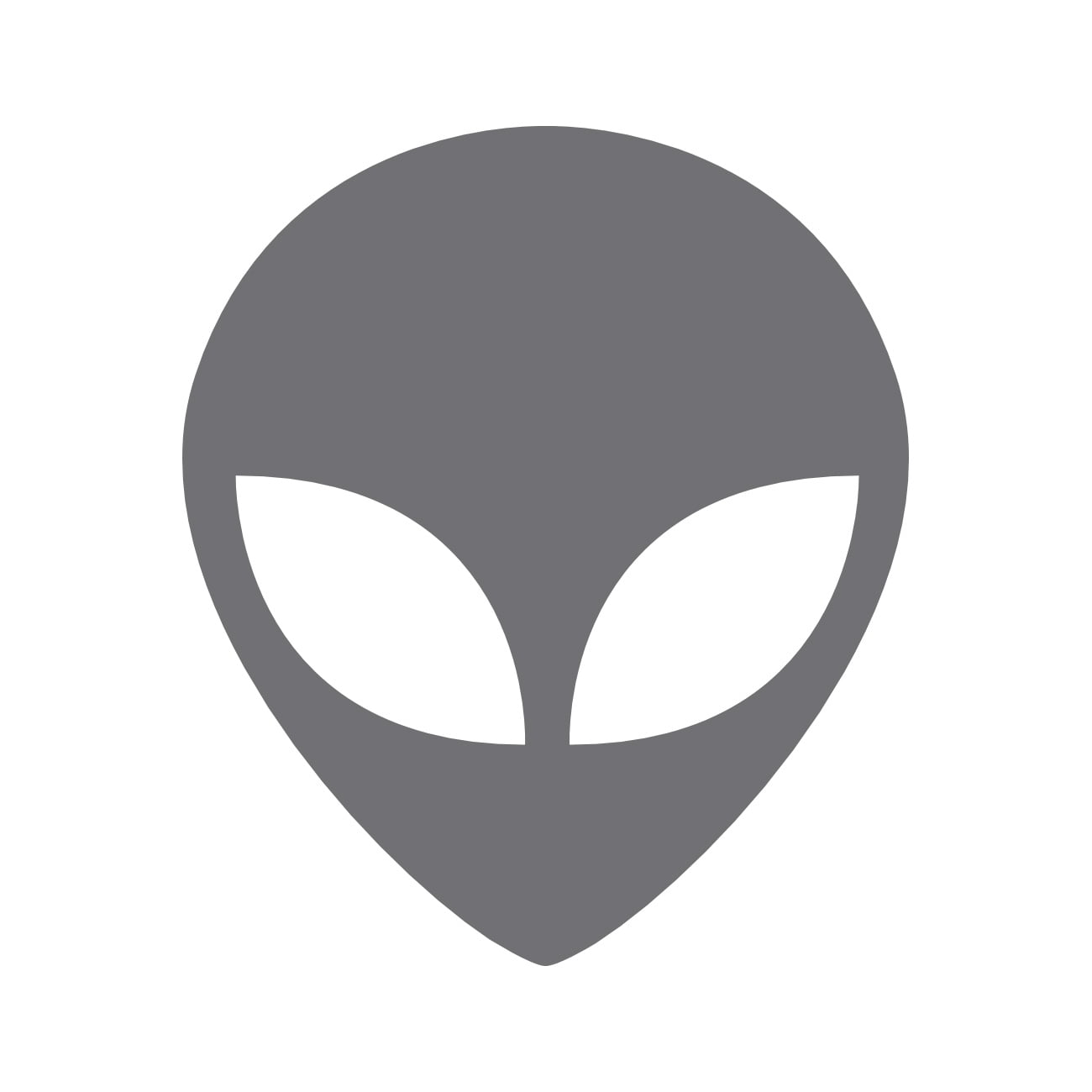 Alien Sticker Decal Die Cut - Self Adhesive Vinyl - Weatherproof - Made ...