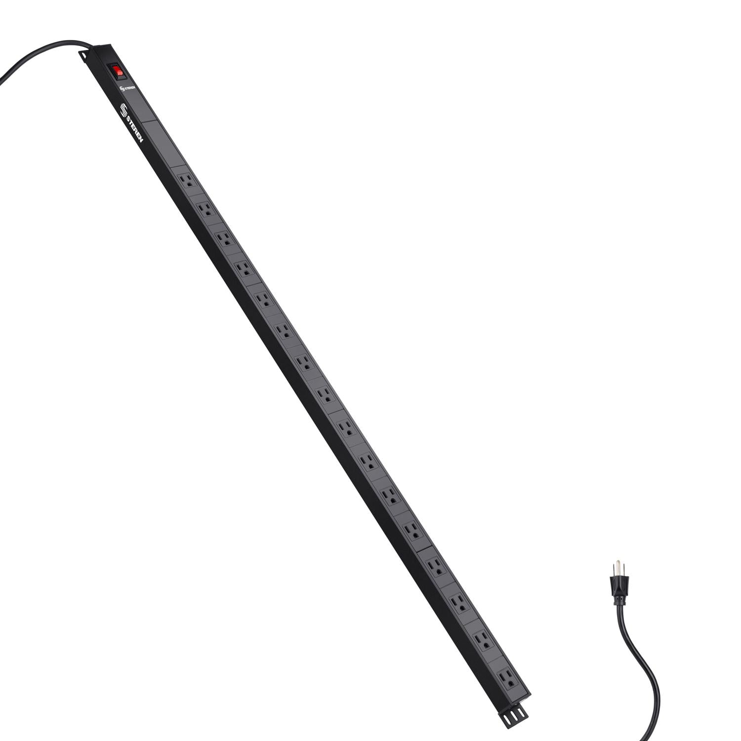 Multicontacto Steren de 16 salidas verticales y estructura de aluminio ...