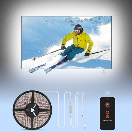 LED TV Backlight for 32-60 inch TV, Hamlite 8.2 feet USB LED Strip ...