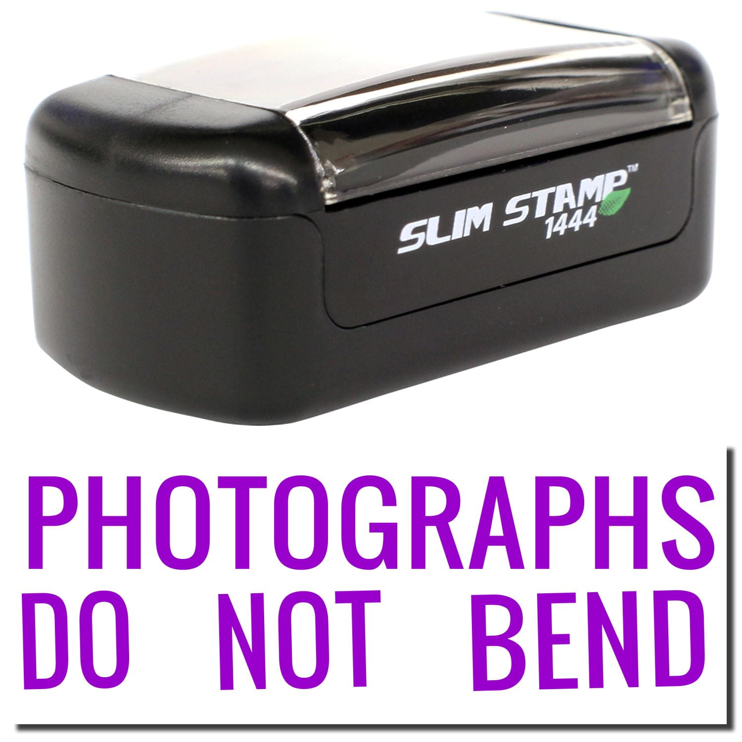 Slim Pre-Inked Photographs Do Not Bend Stamp, Slim 1444, Ultra Slim ...