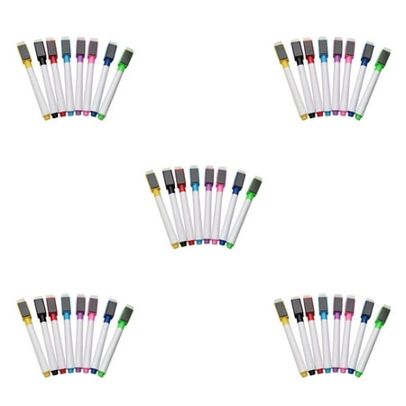 fastboy 1/2/3/5 8 colour set magnetic white board marker pens eraser ...