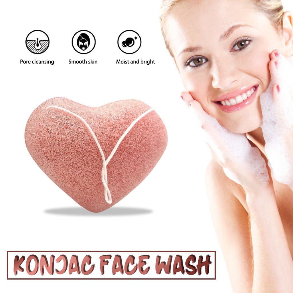 Fiudx Ofertas y liquidaciones 【Limpiador facial natural de Konjac】Exfoliante e hidratante en ...