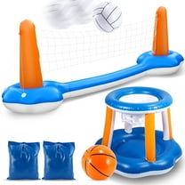 Intex Inflatable Pool Volleyball Game Set - Floating Net Water Sports ...