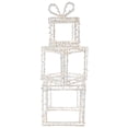LED Lighted Icy Gift Box Tower Christmas Yard Decoration - 34" - Warm ...