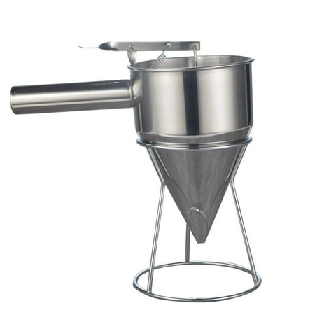 Piston Funnel Pancake Batter Dispenser Stainless Steel Confectionery ...
