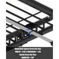 Garvee Roof Rack Cargo Basket in Spider, 200 lbs Capacity, 49"x 36"x 5 ...