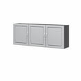 Kendall 54" Wall Cabinet, Graphite Gray/Light Gray - Walmart.com