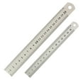 Stainless Steel Ruler Set for Measurement with Double Scale Mark Silver ...