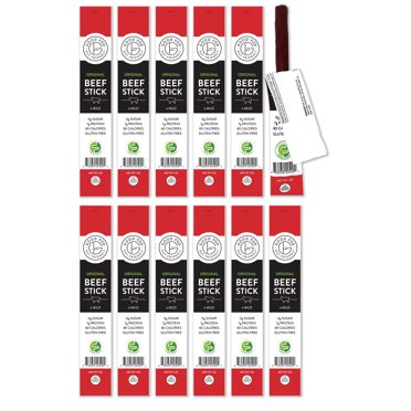 100% Grass-Fed, Paleo, Whole30 and Keto Friendly Beef Sticks: MSG ...