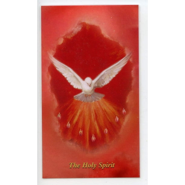 Prayer to Receive The Holy Spirit holy card - laminated - Pack of 25 ...